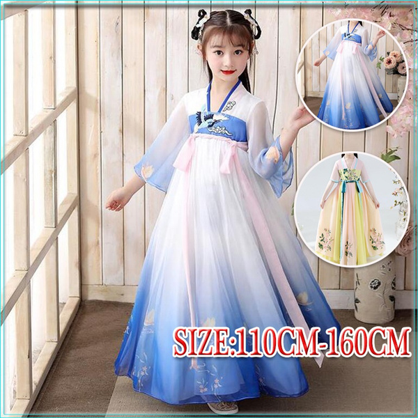 Chinese Hanfu Girl Clothes Fairy Dress Hanfu Chinese Ancient Tang ...