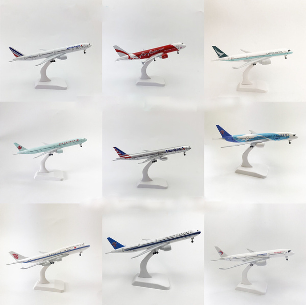 20CM Airplanes Boeing B777-300 B787 Airlines Plane Models Aircraft Toys ...