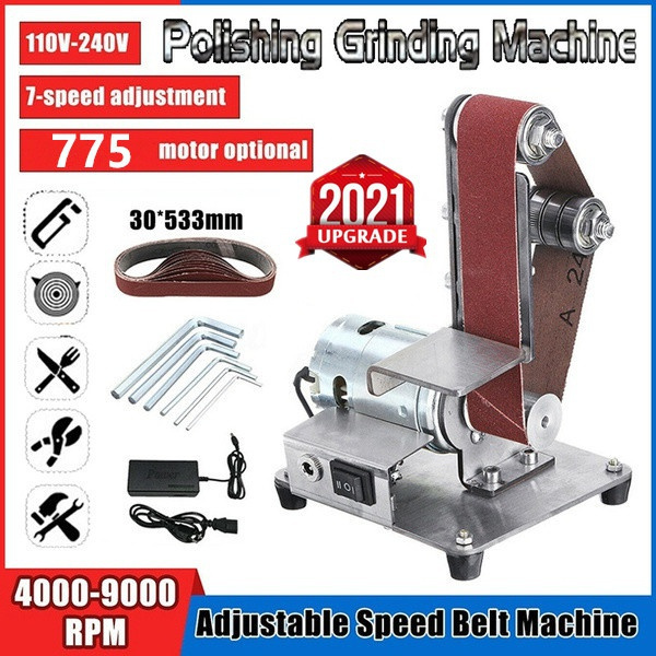 775 Multifunctional Grinder Mini Electric Belt Sander DIY Polishing ...