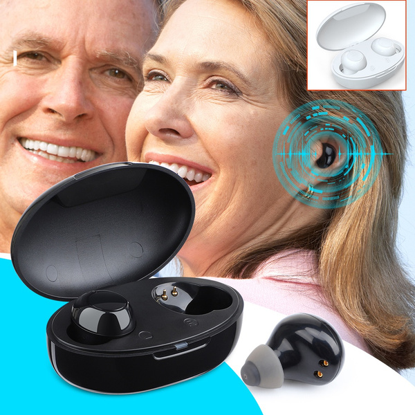 1 Pair New Mini Ear Hearing Aids Apparatus In Ear Invisible Hearing Aid ...