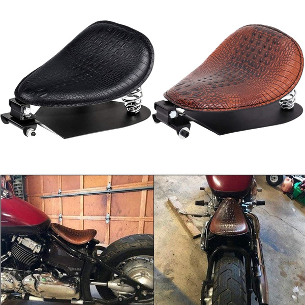 Alligator Crocodile Leather Solo Seat Baseplate Barrel Coiled Springs ...