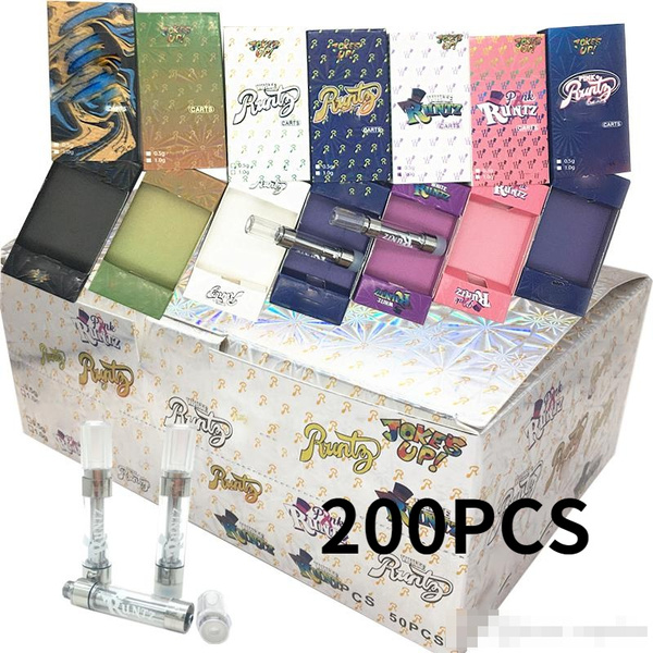 Wholesale sale 200PCS Runtz Carts Holographic Runts Vape Cartridge ...