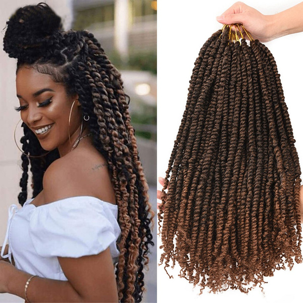 12/18/24Inch Crochet Braids Hair Synthetic Crochet Braiding Hair ...