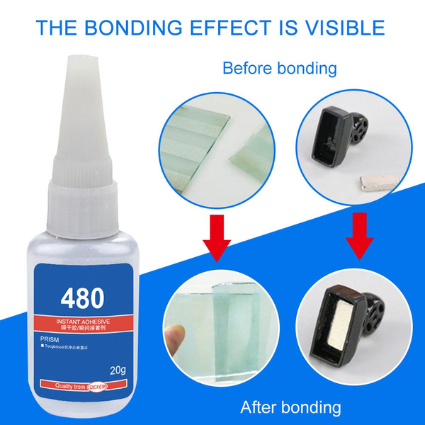 480 Instant Adhesive Black Super Glue Car Rubber Repair Tire Glue Car ...