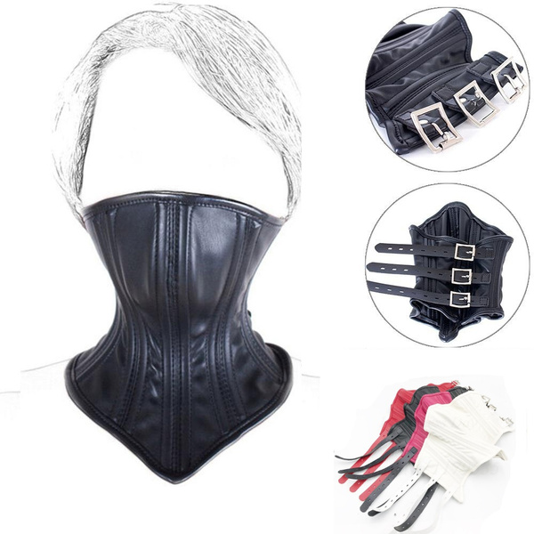 Leather Collar Mask Costume Muzzle Cosplay Collar | Wish