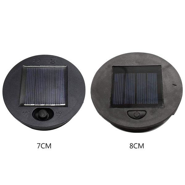 Solar Lights Replacement Top with LED Bulbs Solar Panel Lantern Lid ...