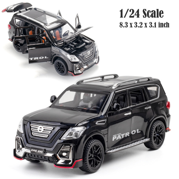 1:24 Scale Alloy Diescast Model Car Toy for Nissan Patrol SUV Sound ...