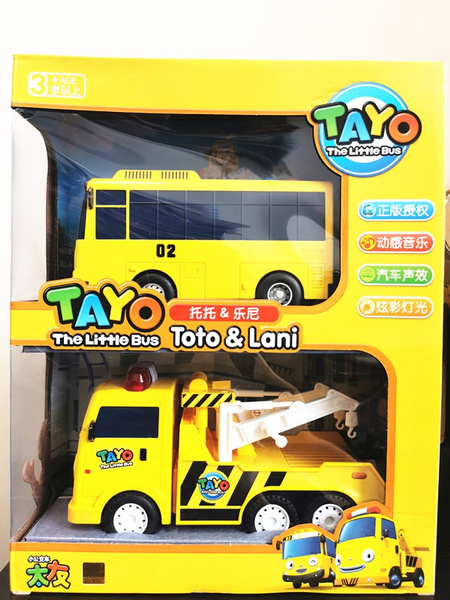 Kid's Toy 2PCS/SET TAYO The Little Bus Tayo Toto&Lani Bus Toy Birthday ...