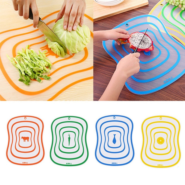Plastic Kitchen Cutting Flexible Chopping Vegetable Fruit Mat Board ...