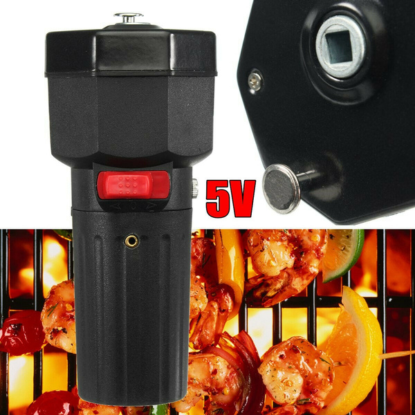 5V Barbecue Rotisserie Rotator Grill Motor Roast Bracket Holder | Wish