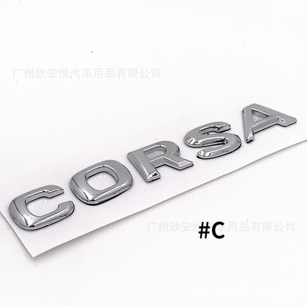 OPEL CORSA Car Logo Tail Box Car Sticker Logo Modification Sign Opel ...