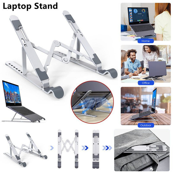Laptop Stand Portable Adjustable Aluminum Alloy Laptop Support Stand | Wish