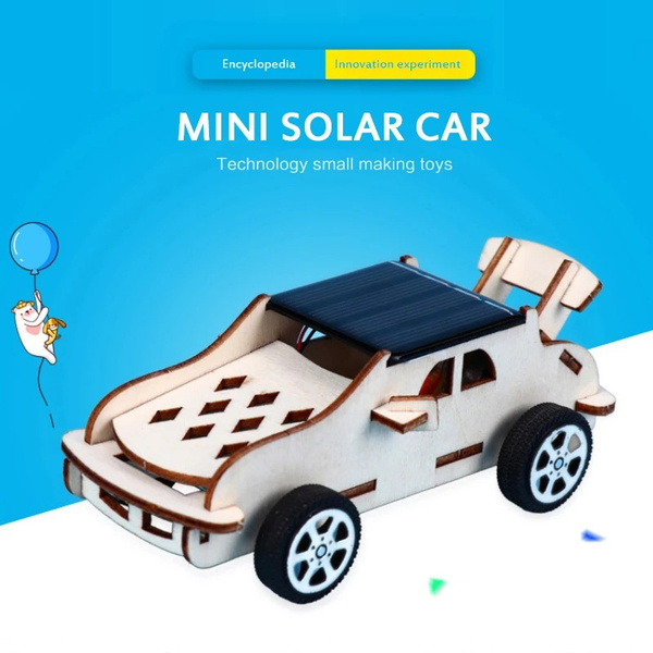Diy Solar Energy Sports Car Children Science Educational Toys Kids Stem