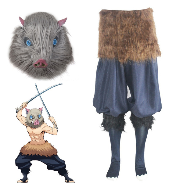 Anime Cosplay Hashibira Inosuke Demon Slayer Kimetsu No Yaiba Cosplay ...