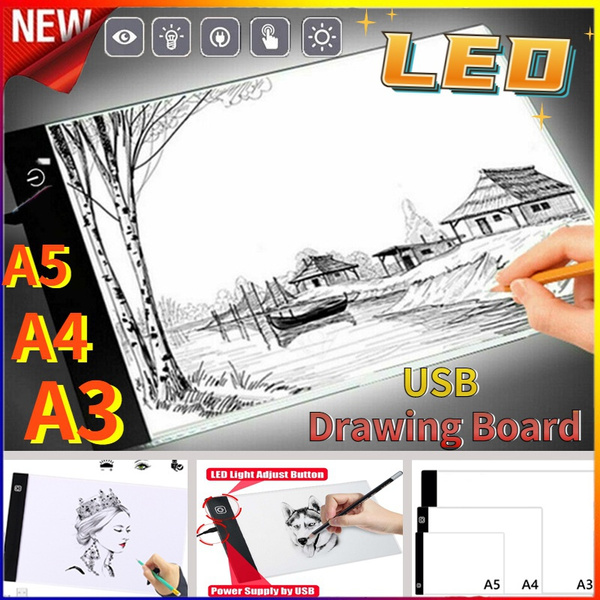 Digital A3 A4 A5 LED Graphic Tablet for Drawing Sign Display Panel ...