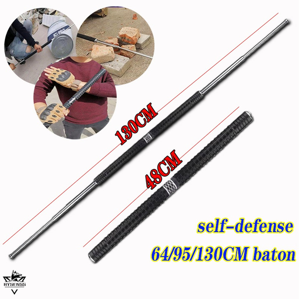 2021/NEW-Self-defense Tactical Baton Three Section Expansion Stick ...