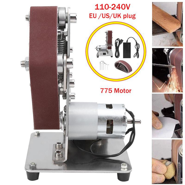 775 Multifunctional Grinder Mini Electric Belt Sander DIY Polishing ...
