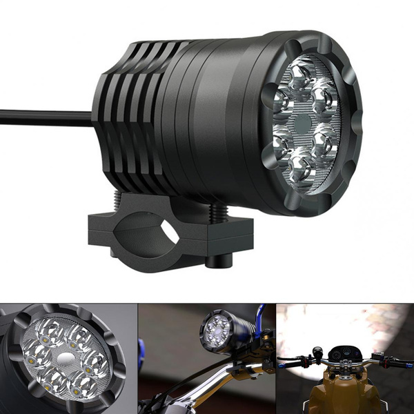 30W Universal Motorcycle Spotlights LED Headlights 12-80V Aluminium ...