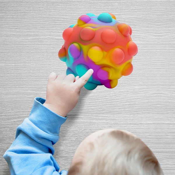 3D Silicone Fidget Sensory Ball Push It Bubbles Stress Relief Pressure ... 3D Silicone Fidget Sensory Ball Push It Bubbles Stress Relief Pressure ...