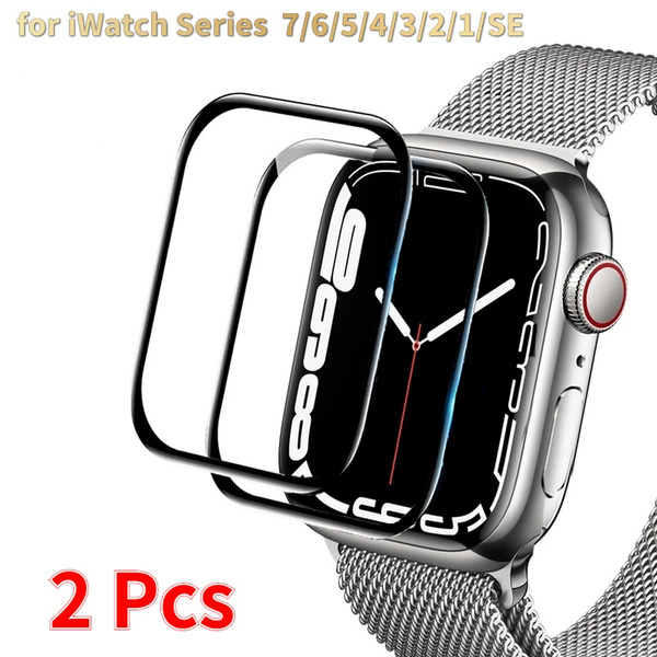 2pcs PMMA Full Cover Screen Protector for Apple Watch 7 Series 41MM ...
