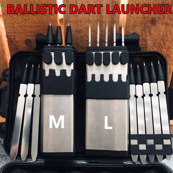 3/5 HOLES Tactical Gear BALLISTIC DART GUN Darts LAUNCHER Huge Power ...