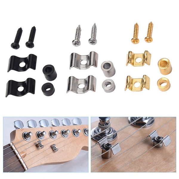 1 Set Guitar Strings Retainer Metal String Tree Guide Retainer for ... 1 Set Guitar Strings Retainer Metal String Tree Guide Retainer for ...