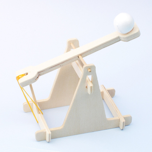 Trebuchet DIY Kit Wooden Creative Catapult Toy Explore Motion & Energy ...