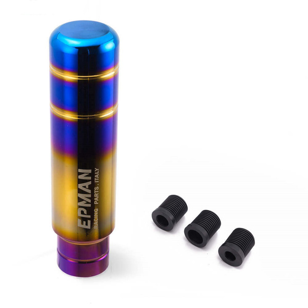 EPMAN Universal 13cm JDM Burnt Blue Style Gold Gear Shift Knob Shifter ... EPMAN Universal 13cm JDM Burnt Blue Style Gold Gear Shift Knob Shifter ...