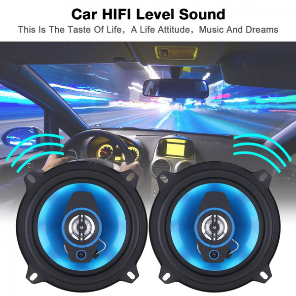 2pcs 5 Inch 400W 2 Way Car Coaxial Subwoofers Hifi Speakers Auto Audio ...