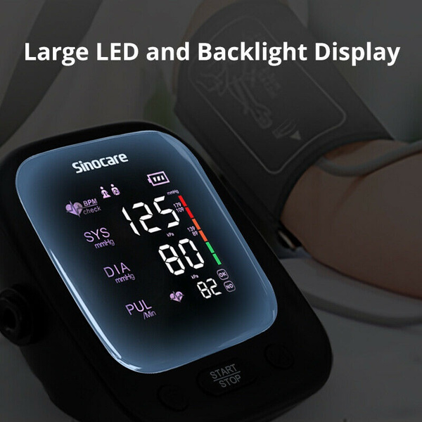 High Accuracy Pressure Monitor Upper Arm Automatic Digital BP Machine ...