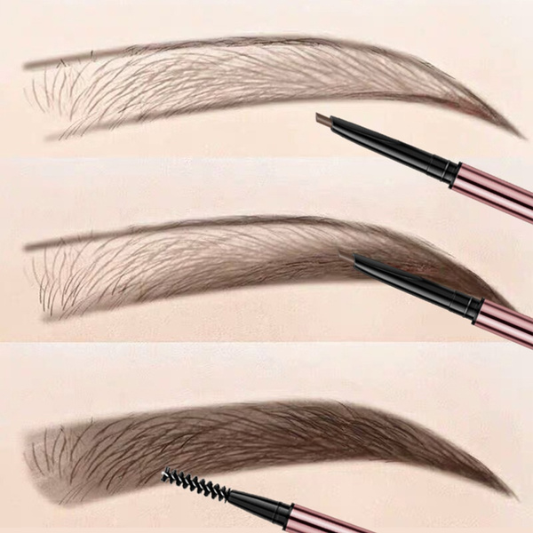 6 Colors Ultra Fine Triangle Eyebrow Pencil Precise Brow Definer Long ...