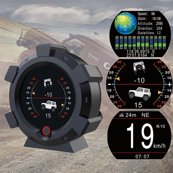 AUTOOL X95 GPS Horizontal Slope Meter Inclinometer Speedometer MPH KPH ...