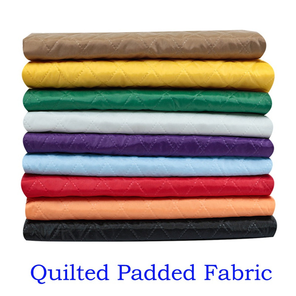 Quilted Padded Lining Fabric Wadding Backing DIY Craft Material ...