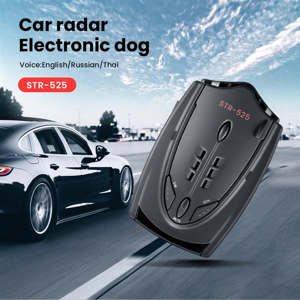Car Radar Detector English Thai Voice Alert Speed Alarm Systems ...