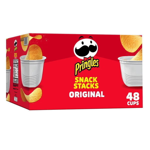 Pringles Snack Stacks Original Potato Crisps, 0.67 oz , 48 pk | Wish