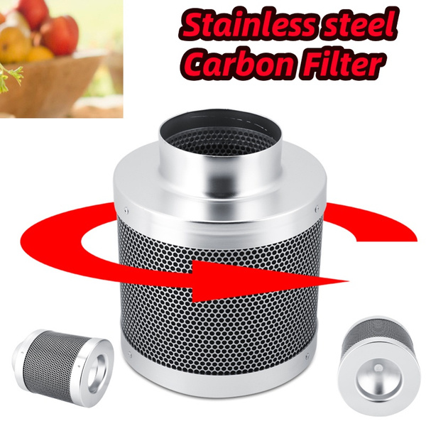4 Inch Stainless Steel Carbon Filters Hydroponics Keep Away Smell House ...