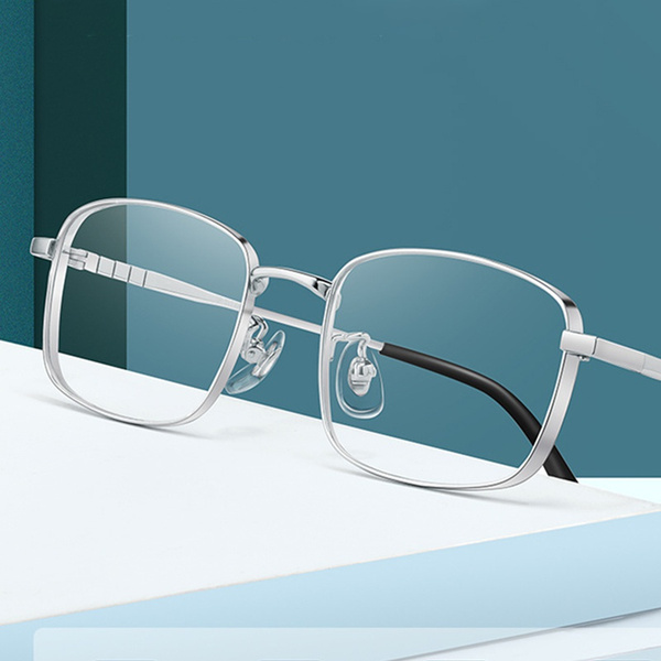 New Titanium Eyeglass Frames for Men Broadside Full Rimless Glasses ...
