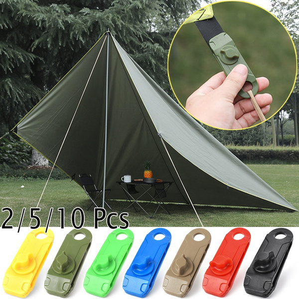 2/5/10pcs Tarp Nylon Snap Clip Multi-functional Practical Durable ...