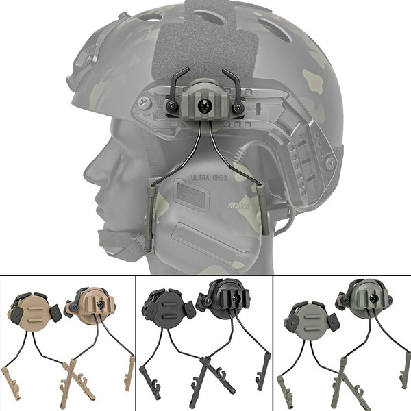 Military Tactical Headset Holder Airsoft Paintball Cs Shooting ...