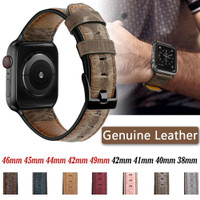 Genuine Leather Strap Band for Smart Watch Ultra 2/Ultra 49mm Series 10 ...