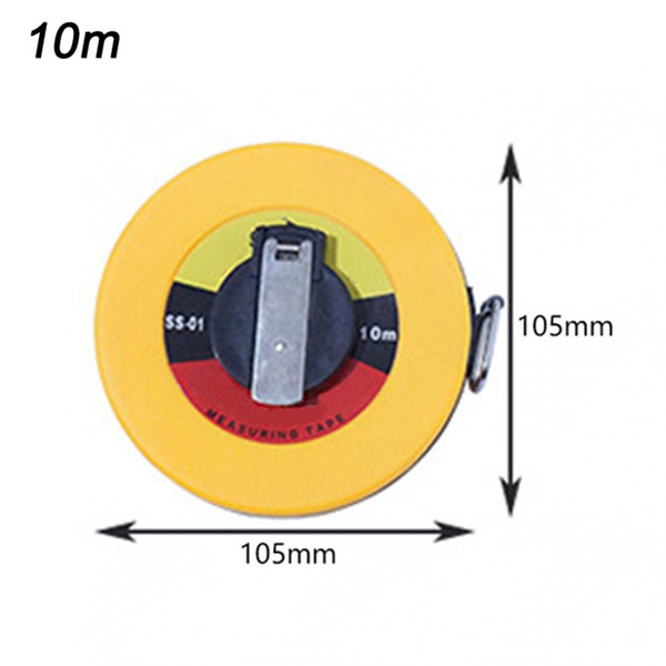 10/15/20/30/50M Tape Measure Circular Glass Fiber Leather Tape Measure ...