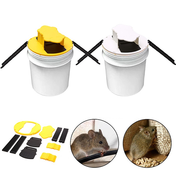 Upgraded Double Ladder Auto Reset Mousetrap Mouse Rat Trap Flip Slide ...