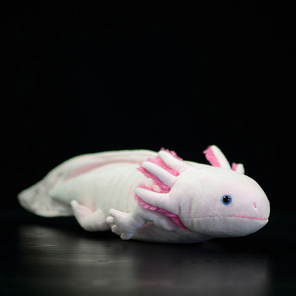 Soft Lifelike Axolotl Plush Toy Realistic Cute Axolotl Ambystoma ...