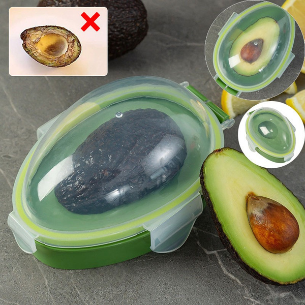 Kitchen Food Storage Box Avocado Space Saving Container Vegetable ...