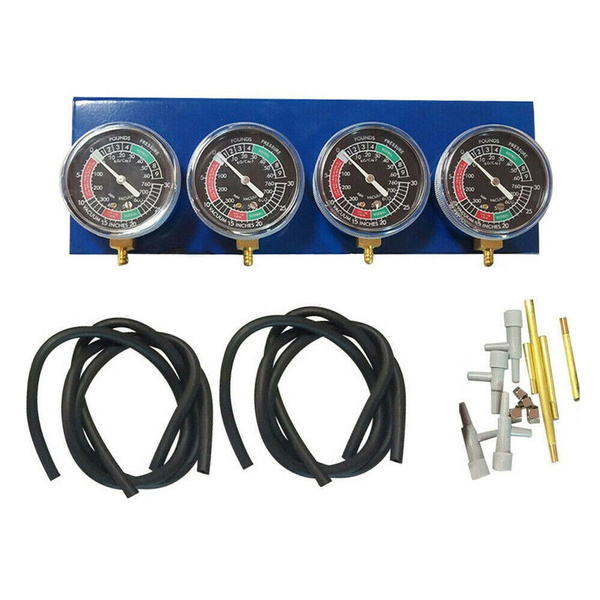 Motorcycle Fuel Vacuum Carburetor Synchronizer Balance Gauge 4 Cylinder ...