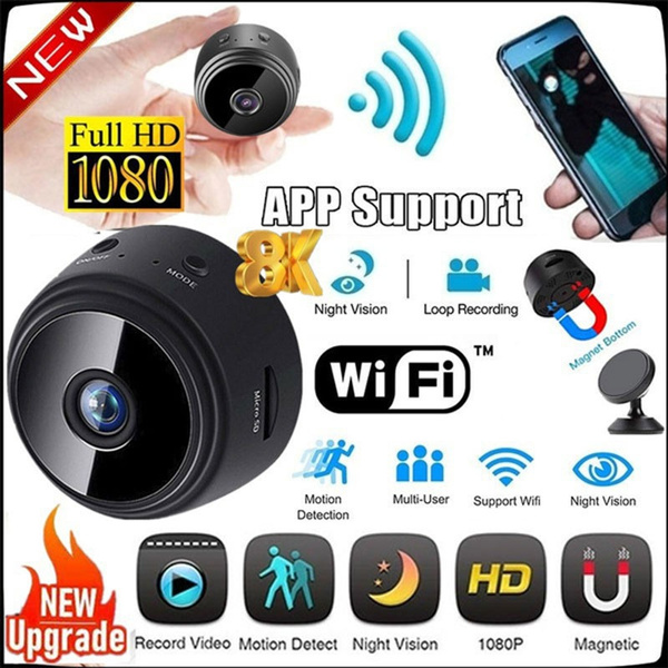 [2022 Version] Mini Spy Camera Hidden WiFi Cam 1080P Wireless Small ...