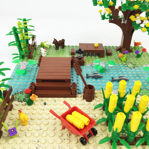 Pastoral Scenery Farm Building Blocks Accessory Pack Small Particles ...
