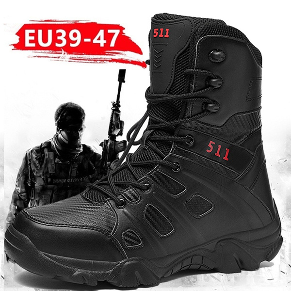 2021 New Army Combat Boot Outdoor Hiking Shoes Tactical Military Boots ...
