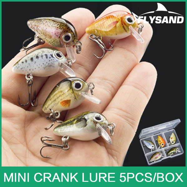 Crankbaits Cute Set Micro Hard Bait Ultralight Fishing Pesca Stonego ...