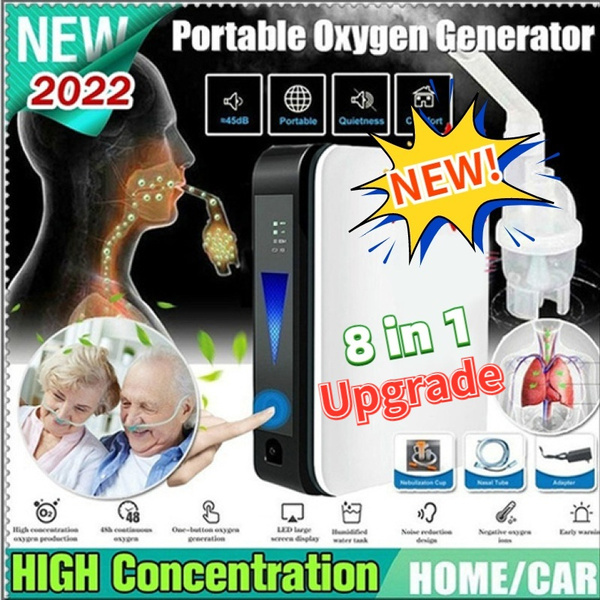2021 New Upgrade Oxygen Concentrator Household Portable Oxygen Machine ...